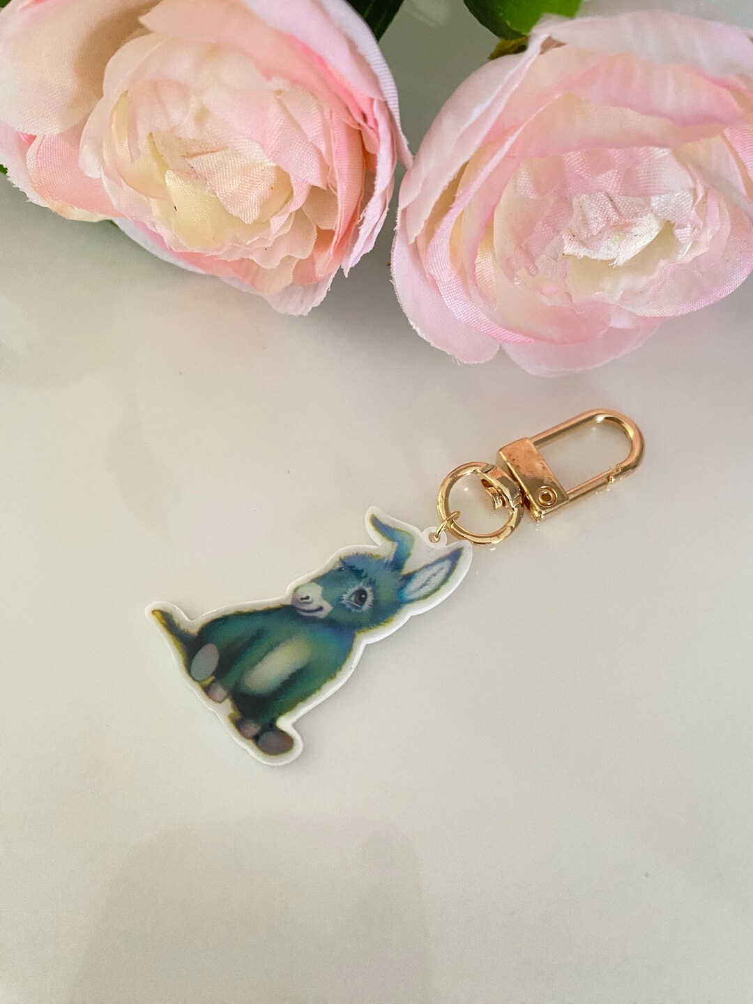 Character Keychain/ Bag Tag/ Keyring - Wonky Donkey - Etsy