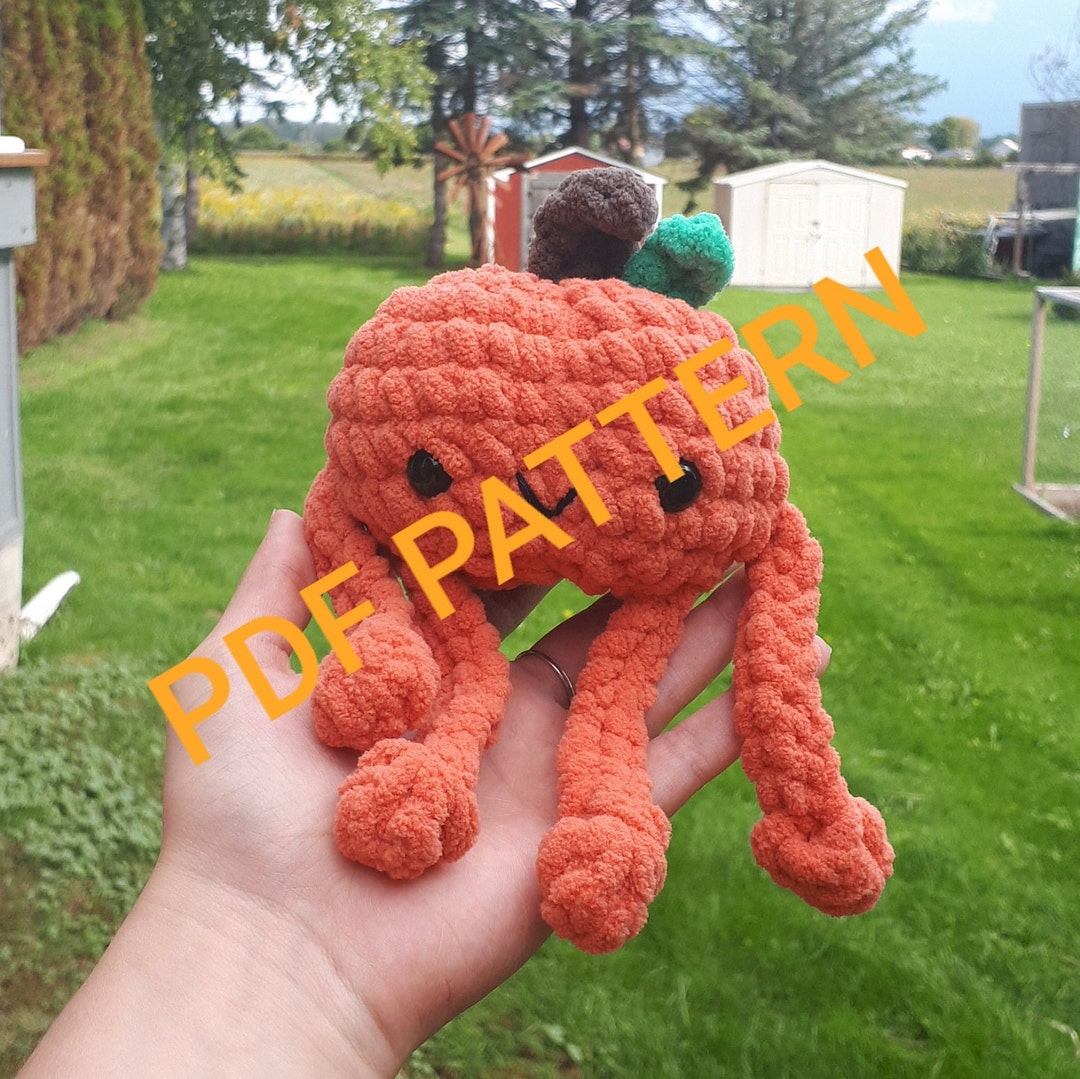 PDF PATTERN Pumpkin With Legs Crochet Pattern - Etsy