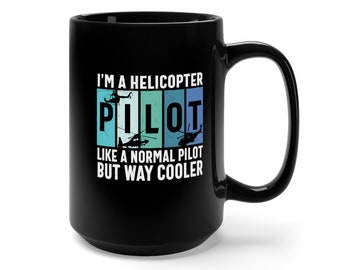 Funny Helicopter Mug - Etsy