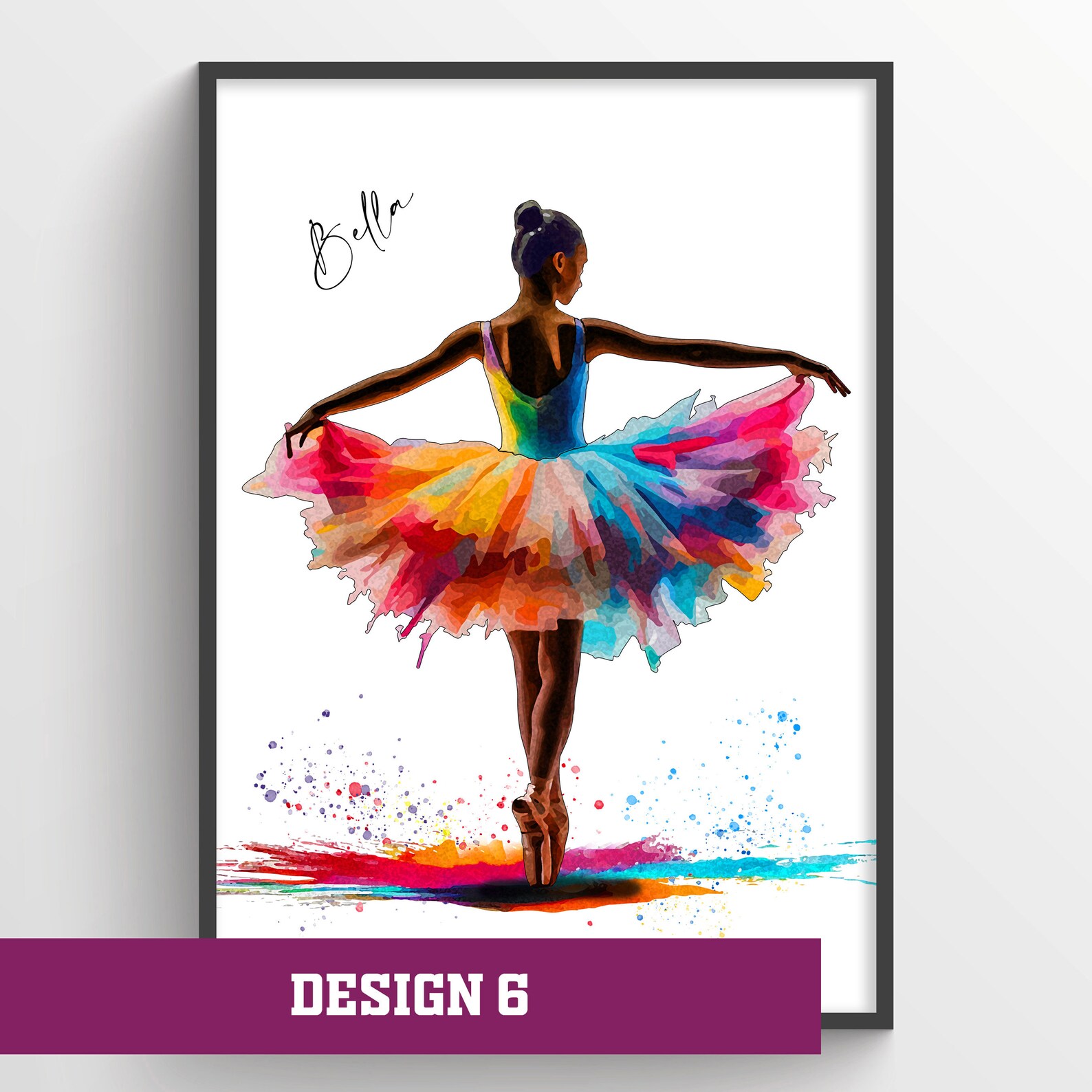 Personalised Ballet Dancer Gift Dance Gift Ballerina Art - Etsy Canada