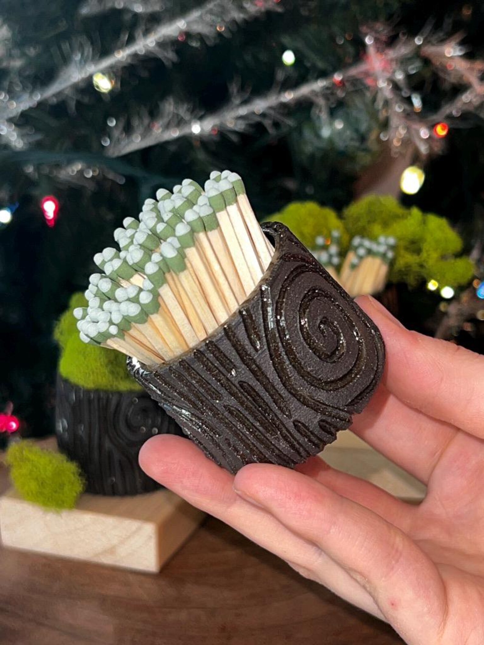 Tree Stump Match Striker Ceramic Match Striker - Etsy