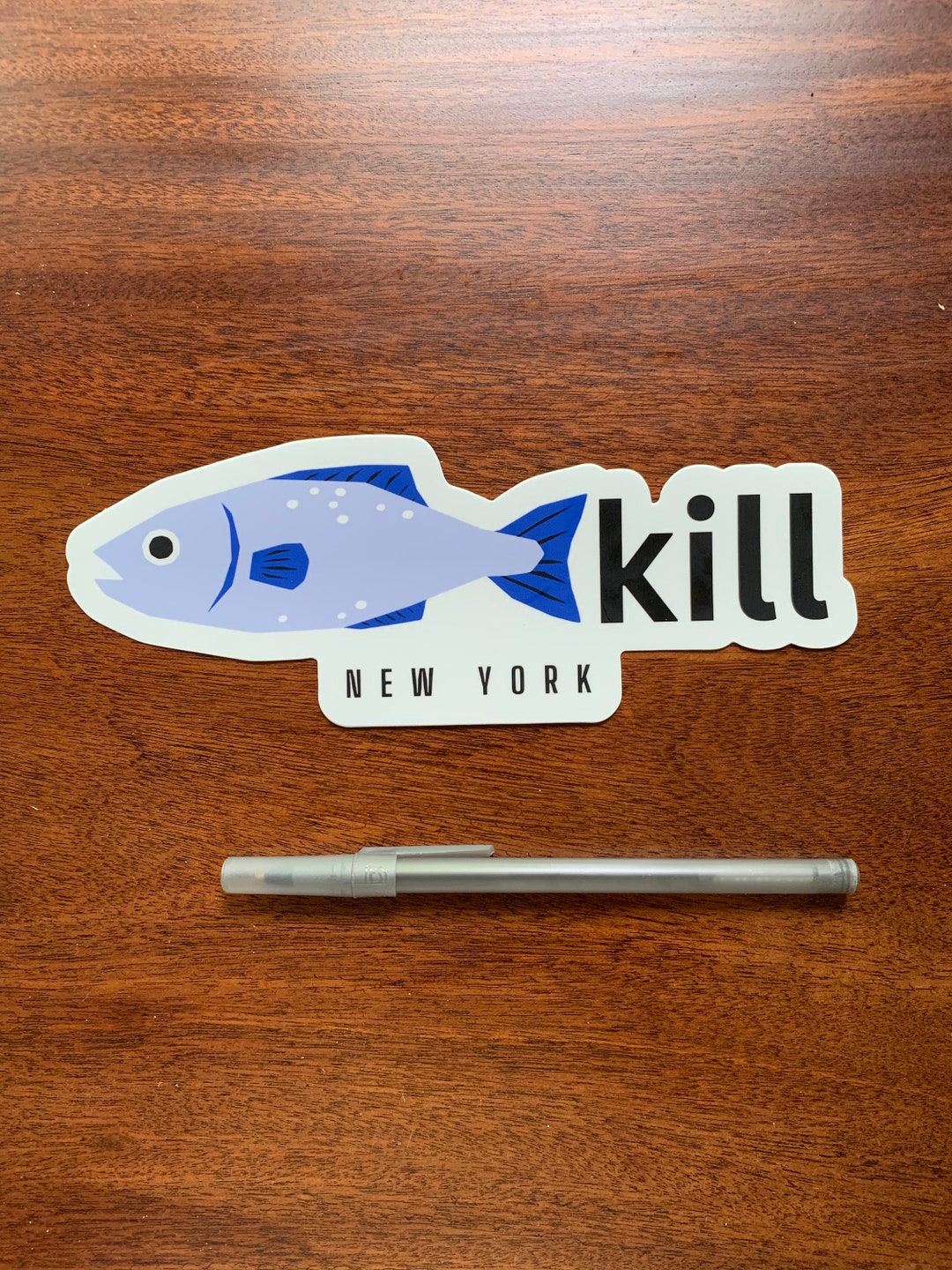 Fishkill, New York Vinyl Bumper Sticker Car Automobile Upstate New York ...