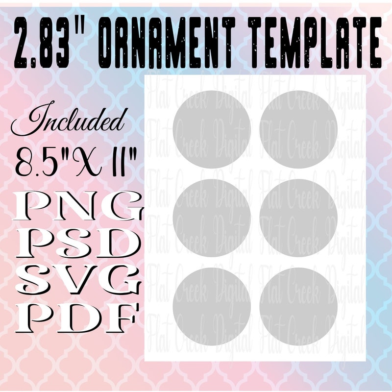 Ornament Template - Etsy