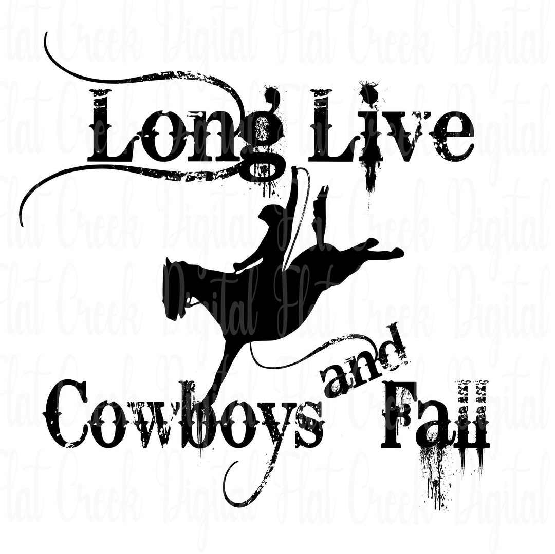 Cowboy Fall PNG: Western Graphic (digital Download) - Etsy