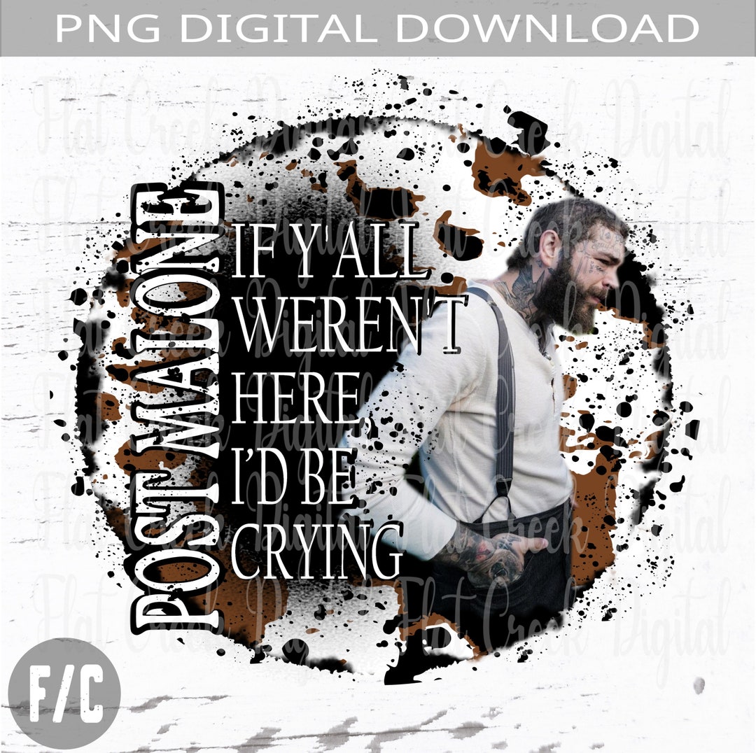 Post Malone Sublimation, PNG Posty, Post Malone Shirt File, Sublimation ...