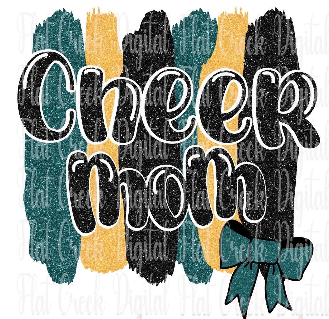 Cheer Mom PNG: Sublimation Design With Bow (digital Download) - Etsy