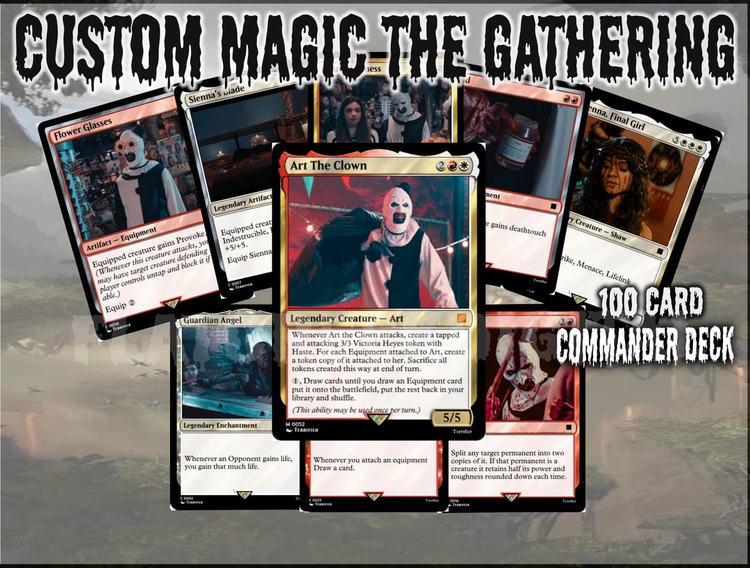 Terrifier (art the Clown) Custom Magic Commander Deck - Etsy Australia