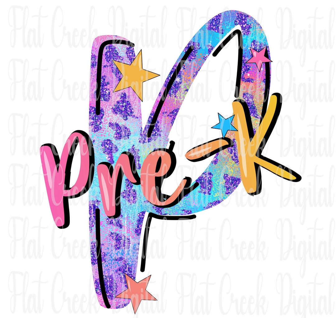 Pre-k PNG for Sublimation, First Day of School Digital Download - Etsy