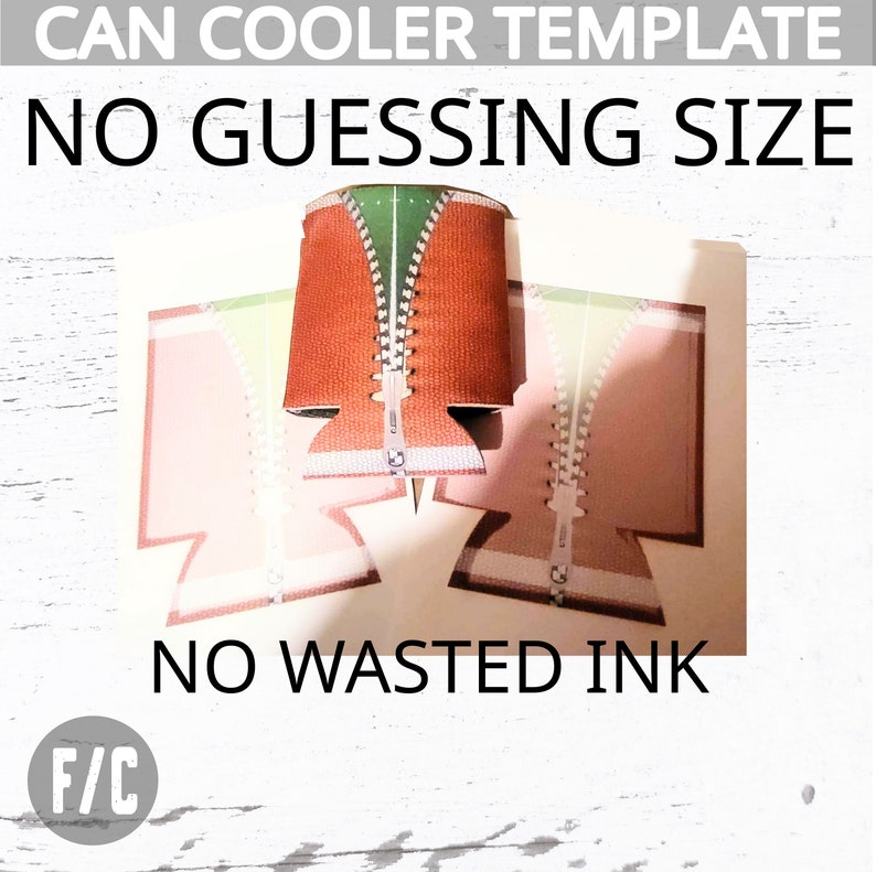 Can Cooler Template, Sublimation Template, Bottle Cooler Template, Beer ...