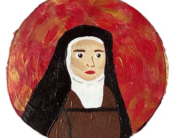 St. Edith Stein Modern Icon 5x7 Print - Etsy