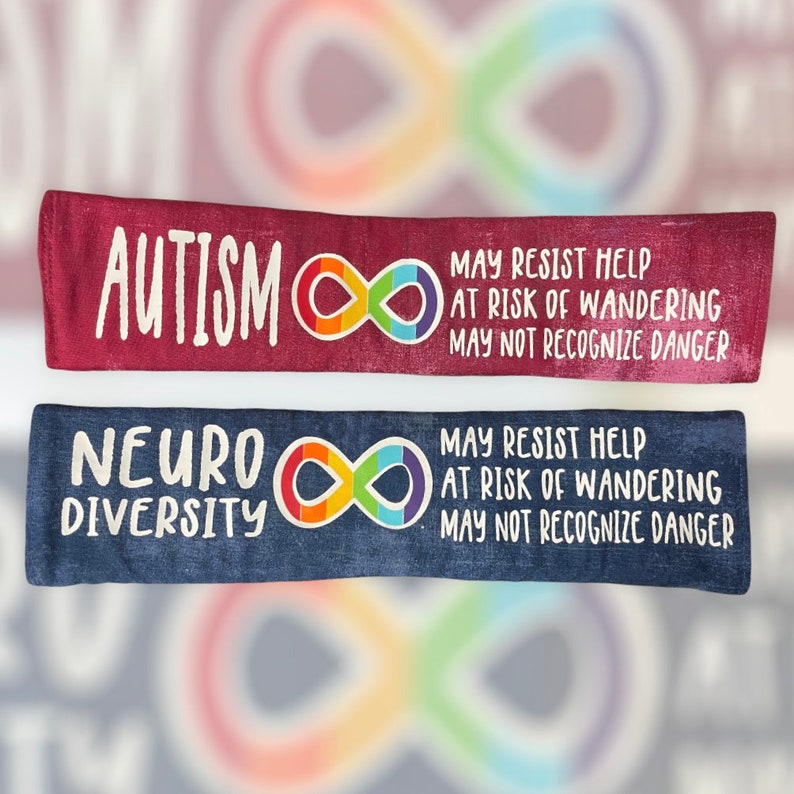 Neuro Diversity Information Seat Belt Cover - Etsy