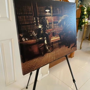 Alien Vs. Predator Playing Chess Canvas Print - Etsy