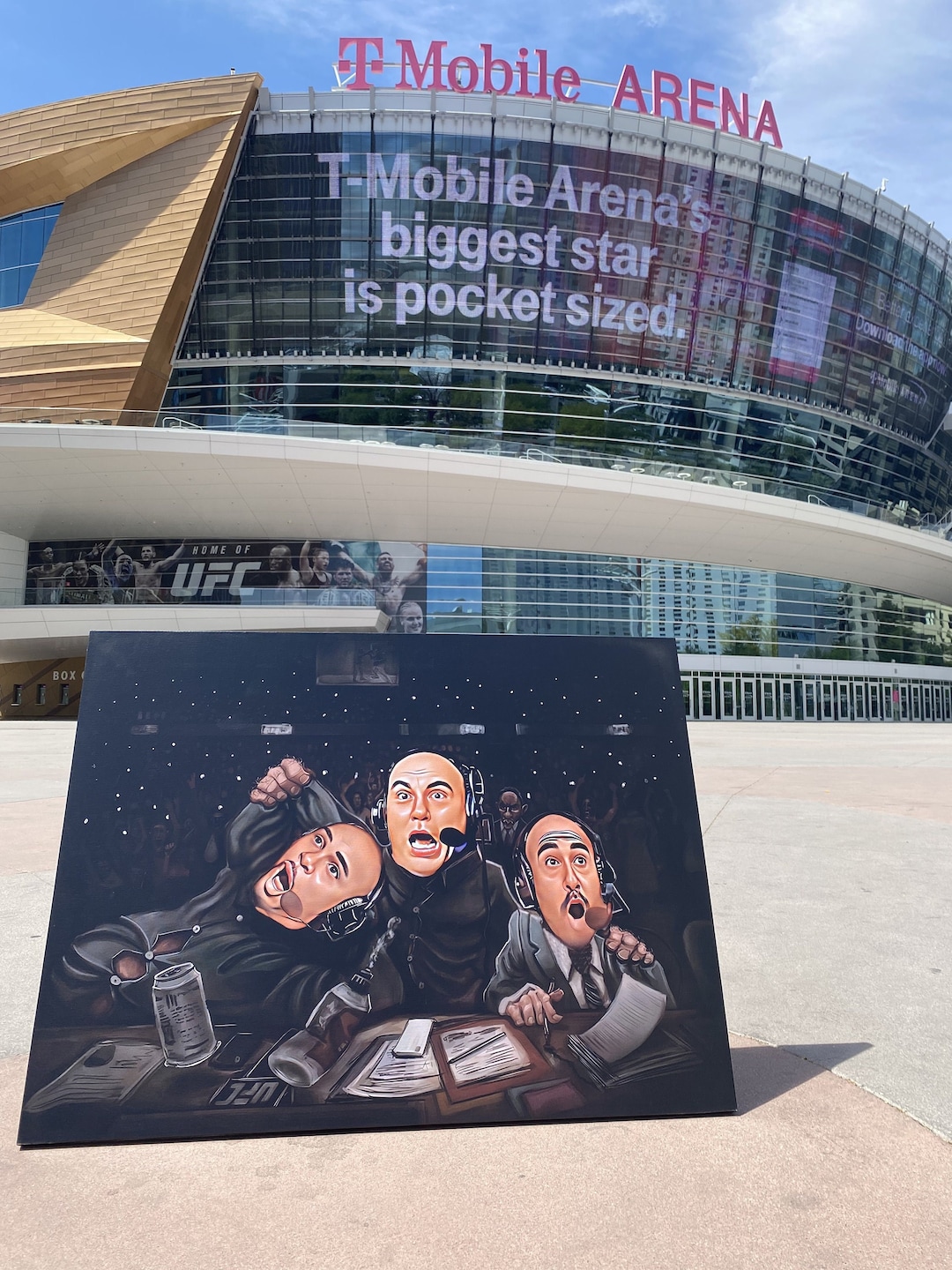 The UFC Announcer Crew Reaction Joe Rogan Canvas Wall Art Wall Decor - Etsy