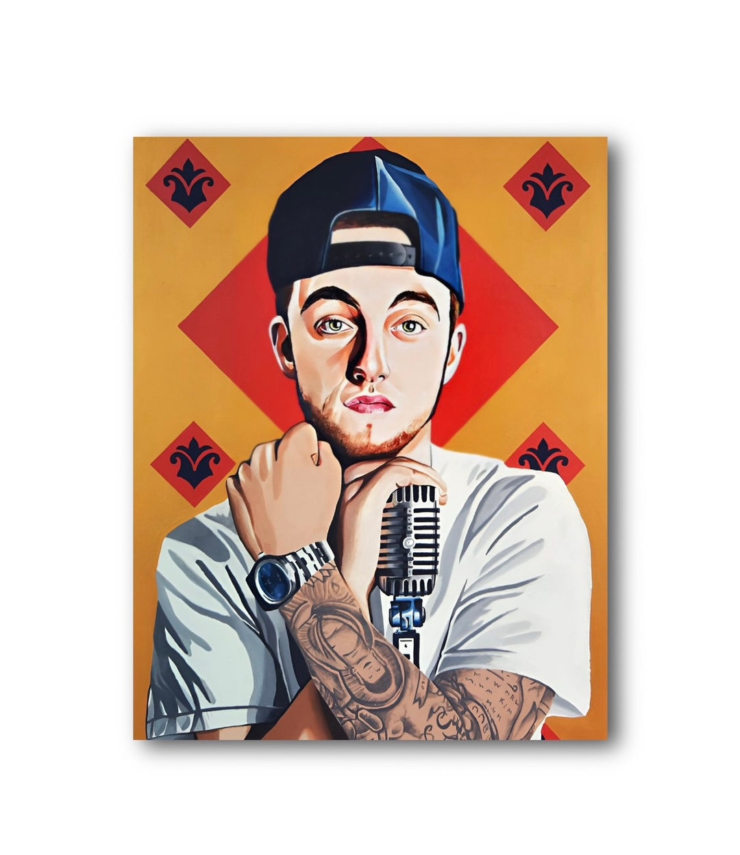 Mac Miller Framed Canvas Print - Etsy