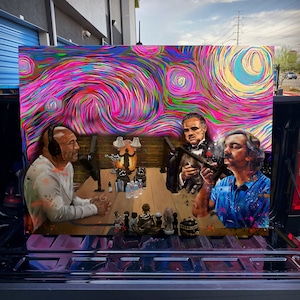 Joe Rogan Podcast JRE the Godfather & Pablo Escobar Canvas - Etsy