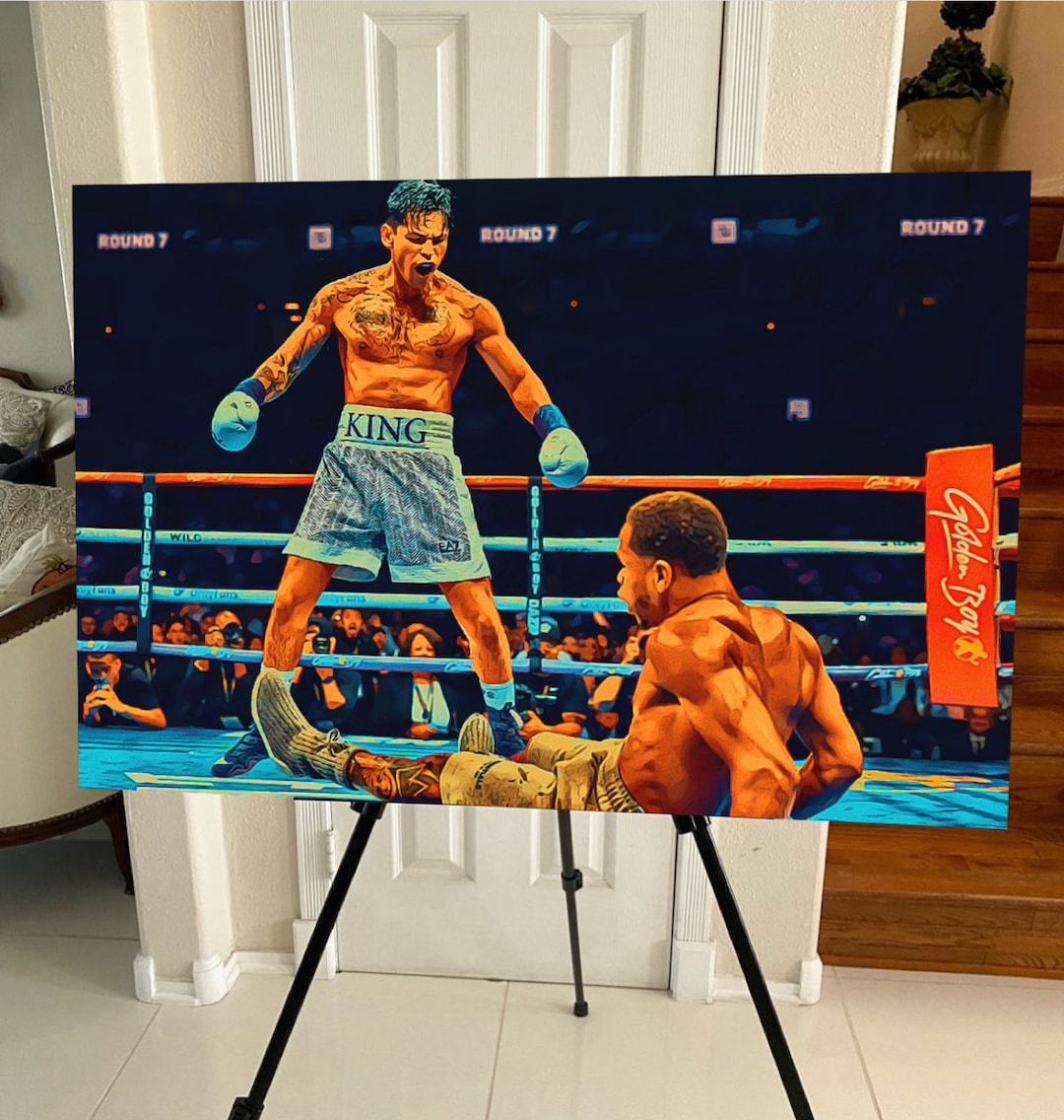 Ryan Garcia Vs Devin Haney King Ryan Boxing Mexican Boxing Canvas Wall ...