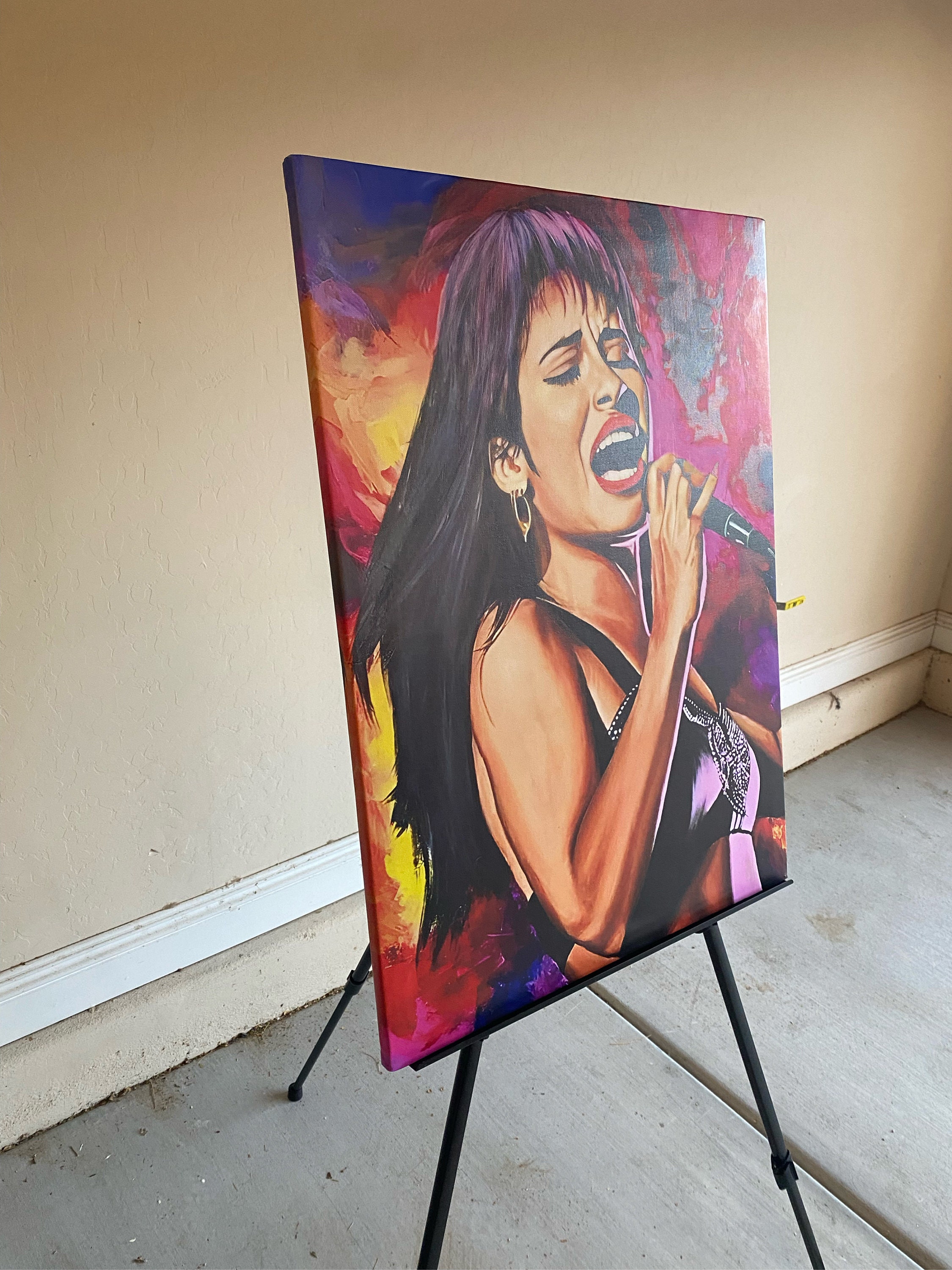 Selena Quintanilla Pérez Latina Singer Wall Art Canvas Print - Etsy