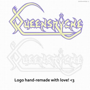 Queensrÿche S/T Logo - .SVG + .PNG - Etsy