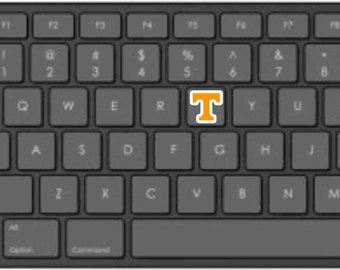 Ut Keyboard Sticker - Etsy