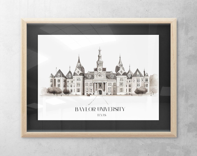 Baylor University College Decor - Etsy