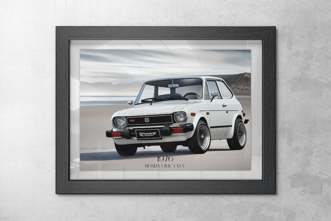 1976 Honda Civic CVCC Classic Civc Cvcc Vintage Honda Honda Cvcc Icon ...