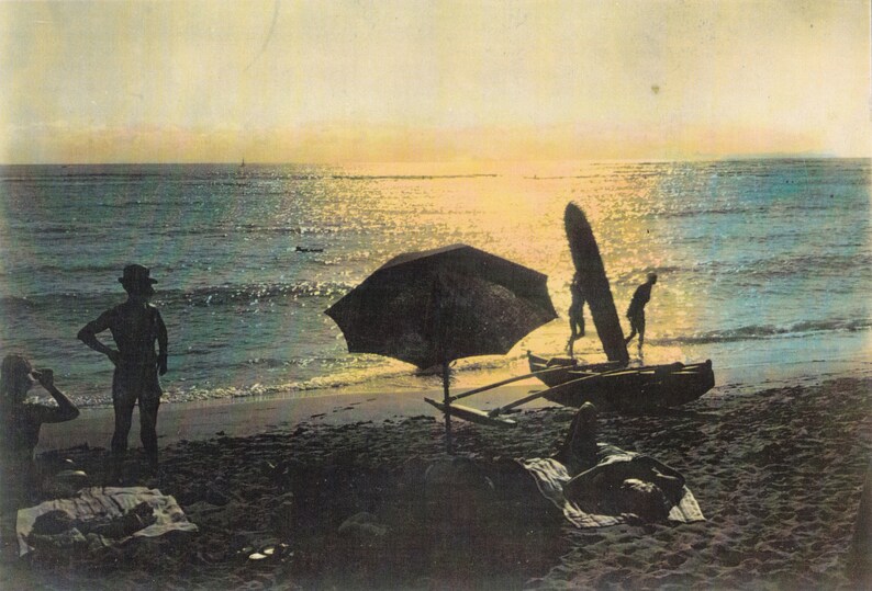 Colorful Hawaiian Sunsets Vintage Photos Note Cards Greeting Cards ...