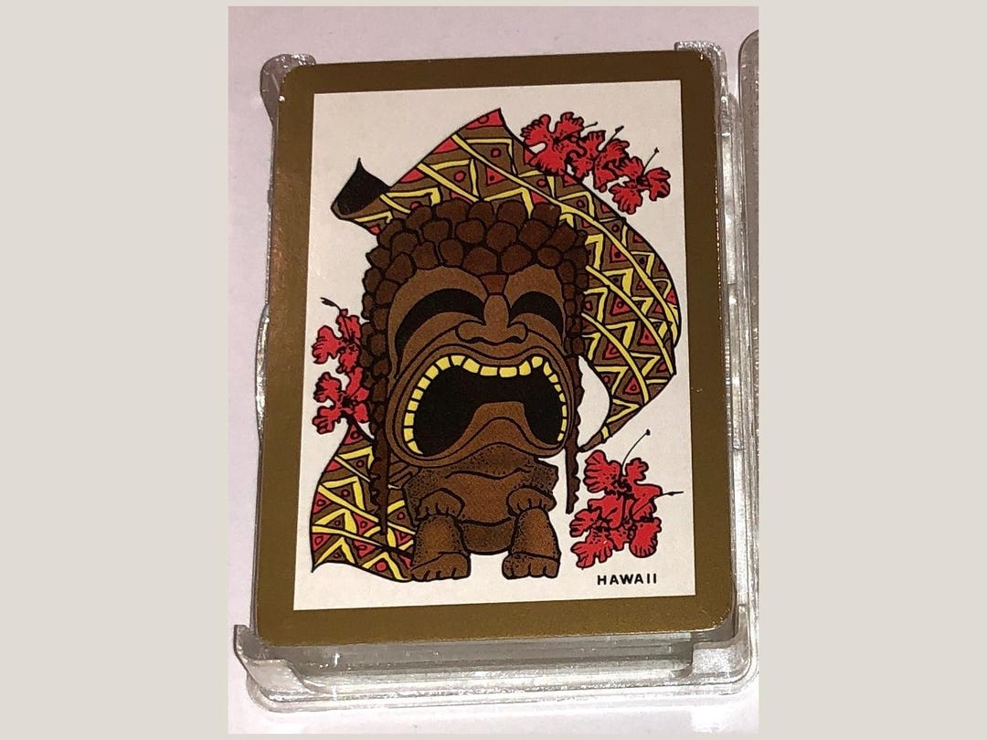 Hawaii Hawaiian Souvenir Playing Cards Tiki Unopened Deck - Etsy