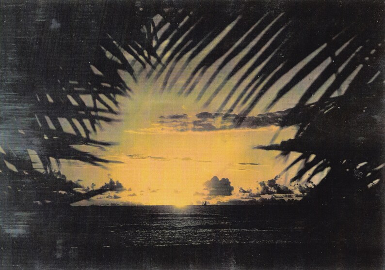 Colorful Hawaiian Sunsets Vintage Photos Note Cards Greeting Cards ...