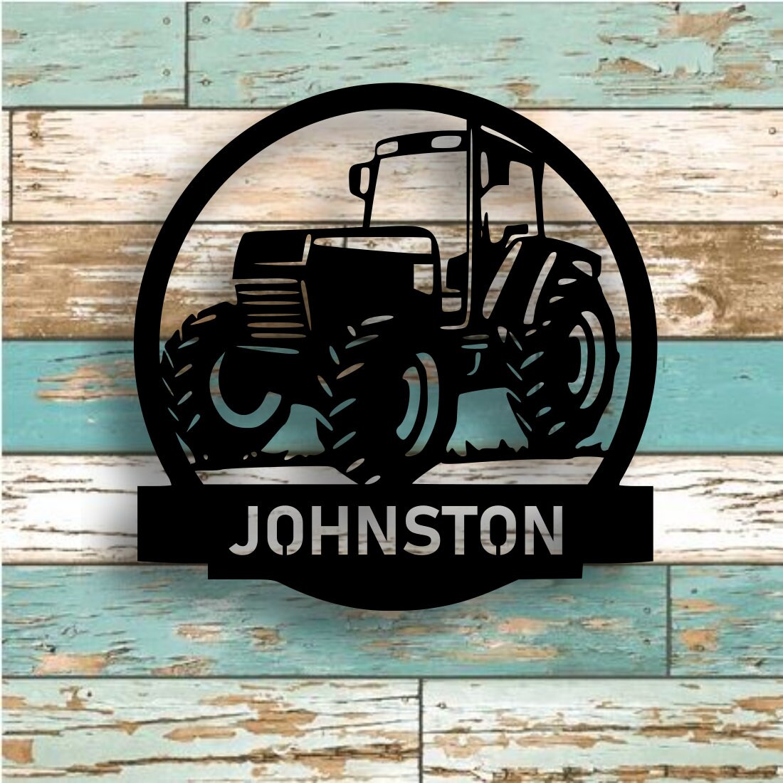 Personalized Tractor Monogram Metal Farm Sign Ranch Decor - Etsy