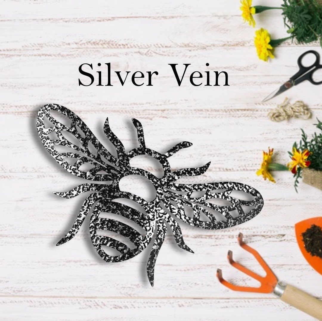 Metal Bumble Bee Garden Art, Patio Decor, Yard Art, Greenhouse Gifts ...