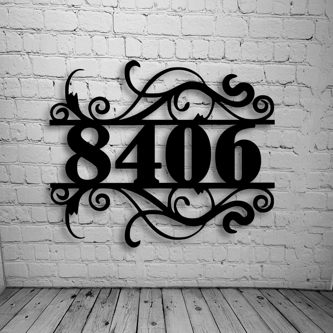 Custom Metal Address Sign Front Porch Address House Number - Etsy