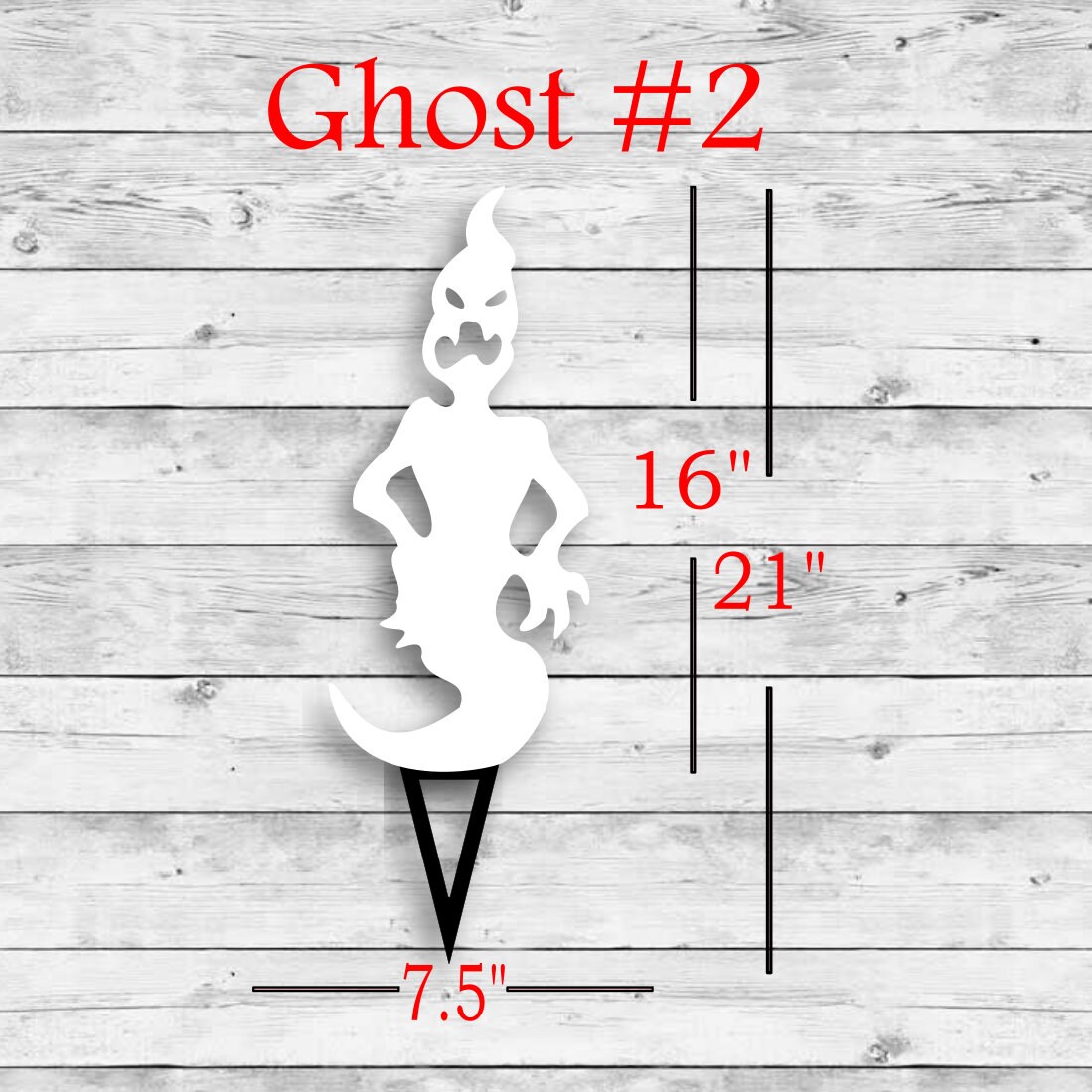 Metal Ghost Ghost Yard Art Glow in the Dark Halloween Yard - Etsy