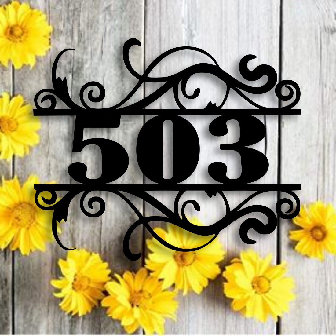 Custom Metal Address Sign Front Porch Address House Number - Etsy