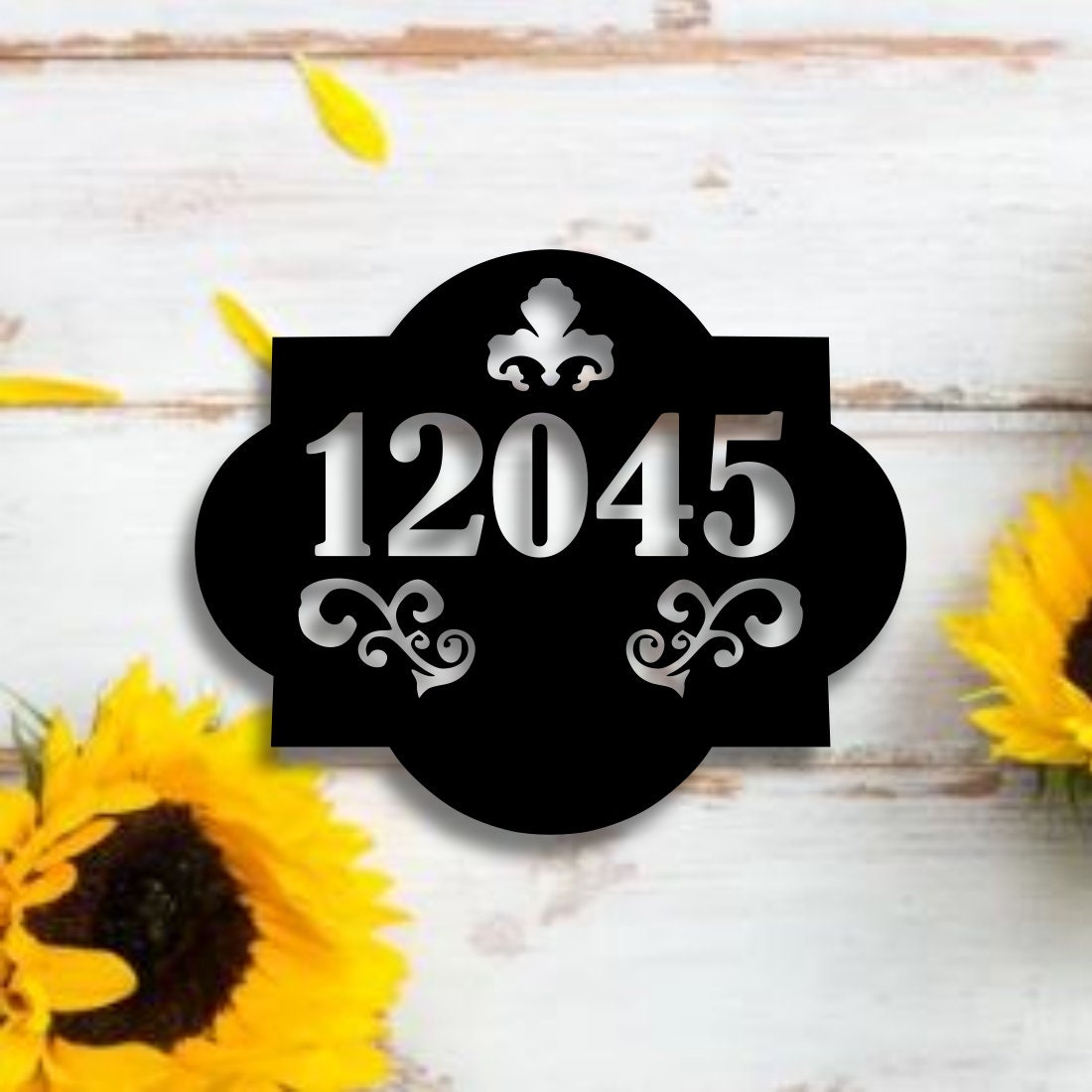 Custom Metal Address Sign Front Porch Address House Number - Etsy