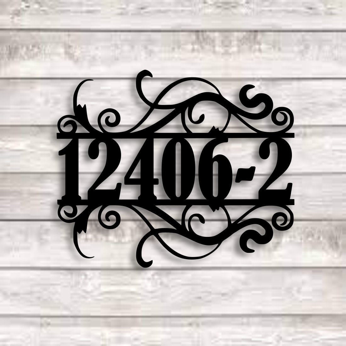 Custom Metal Address Sign Front Porch Address House Number - Etsy
