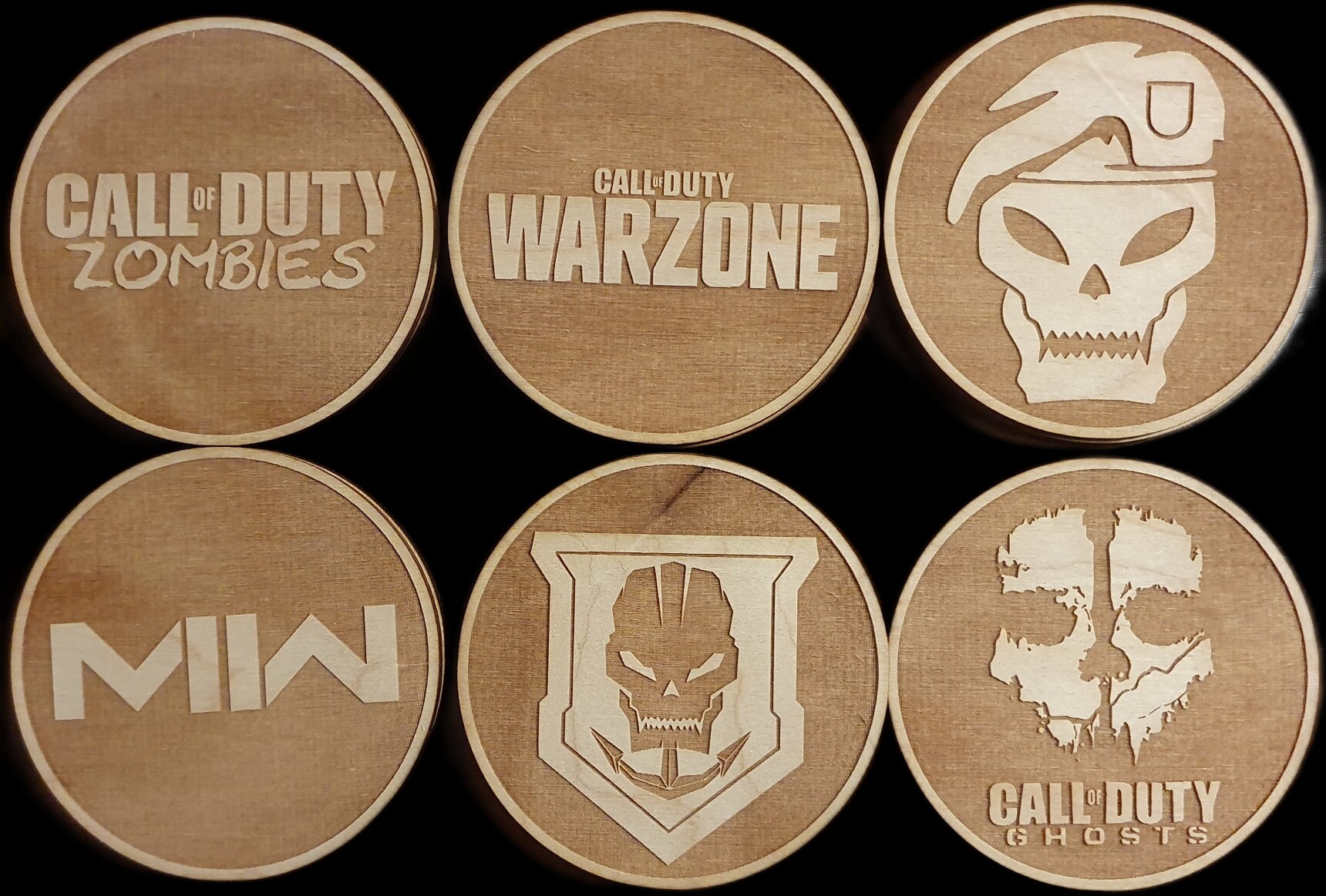 Call of Duty Inspired Coasters,cod Coasters, Fant Art ,warzone, Ghosts ...