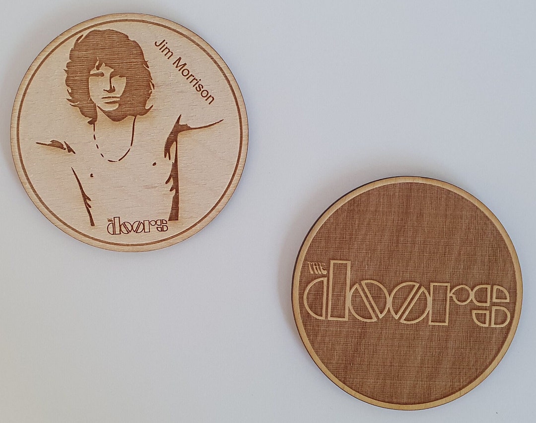 The Doors Coaster Jim Morrison the Doors Coaster Handcrafted Coasters ...