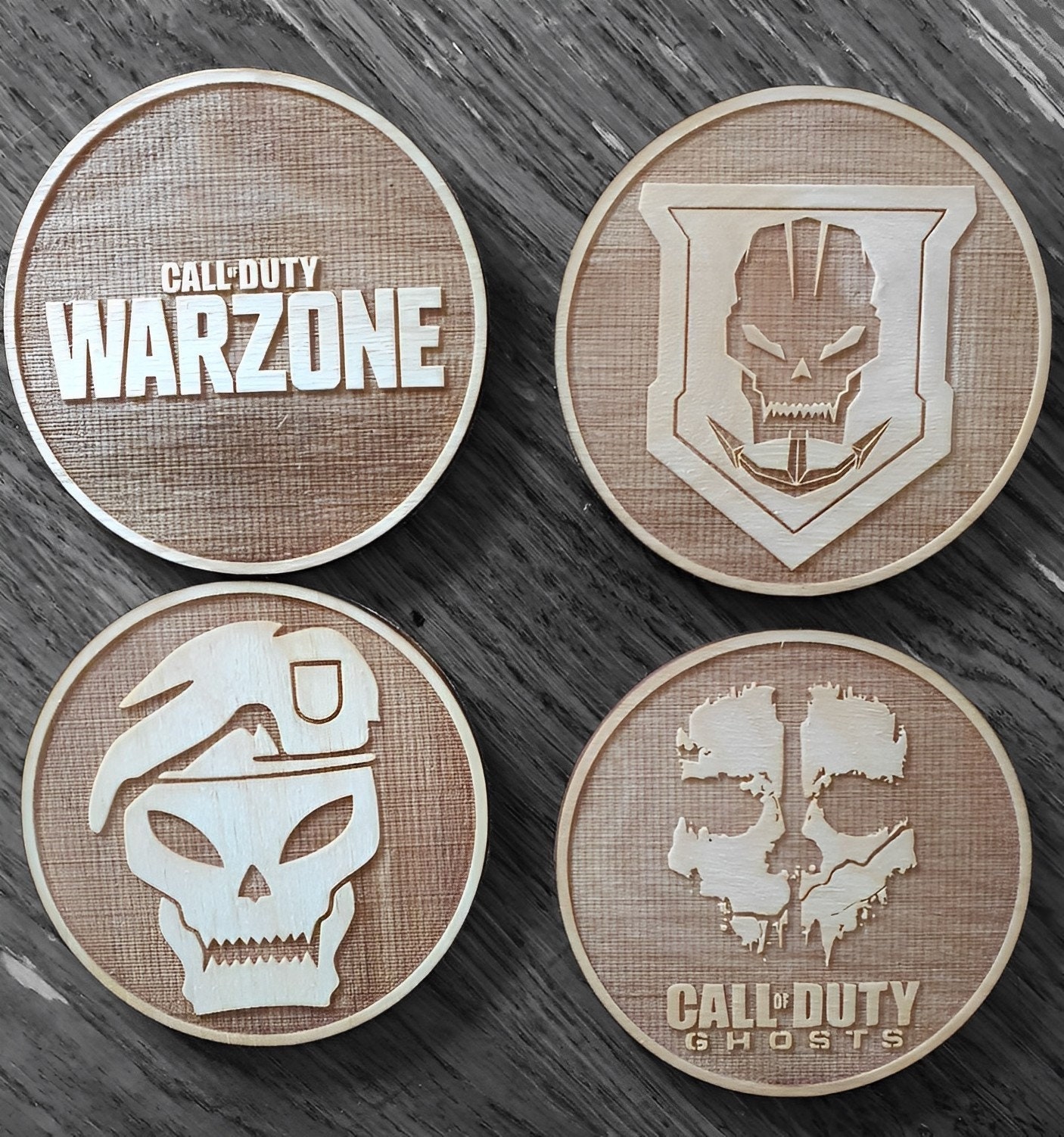 Call of Duty Inspired Coasters,cod Coasters, Fant Art ,warzone, Ghosts ...