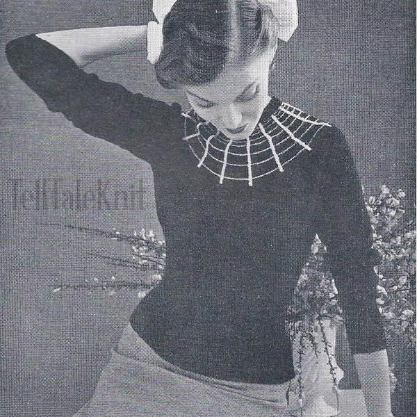 Spider Web Sweater - Etsy