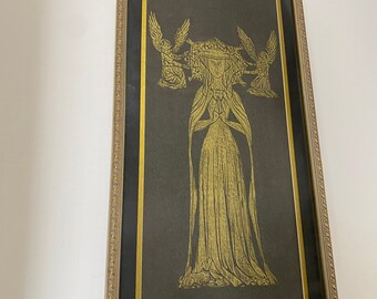 Vintage Pair of Brass Rubbing Plates Sir Ralph Verney and Lady ...