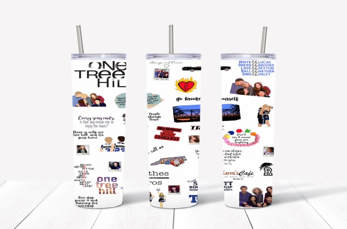 There is Only One Tree Hill Collage Tumbler - Etsy