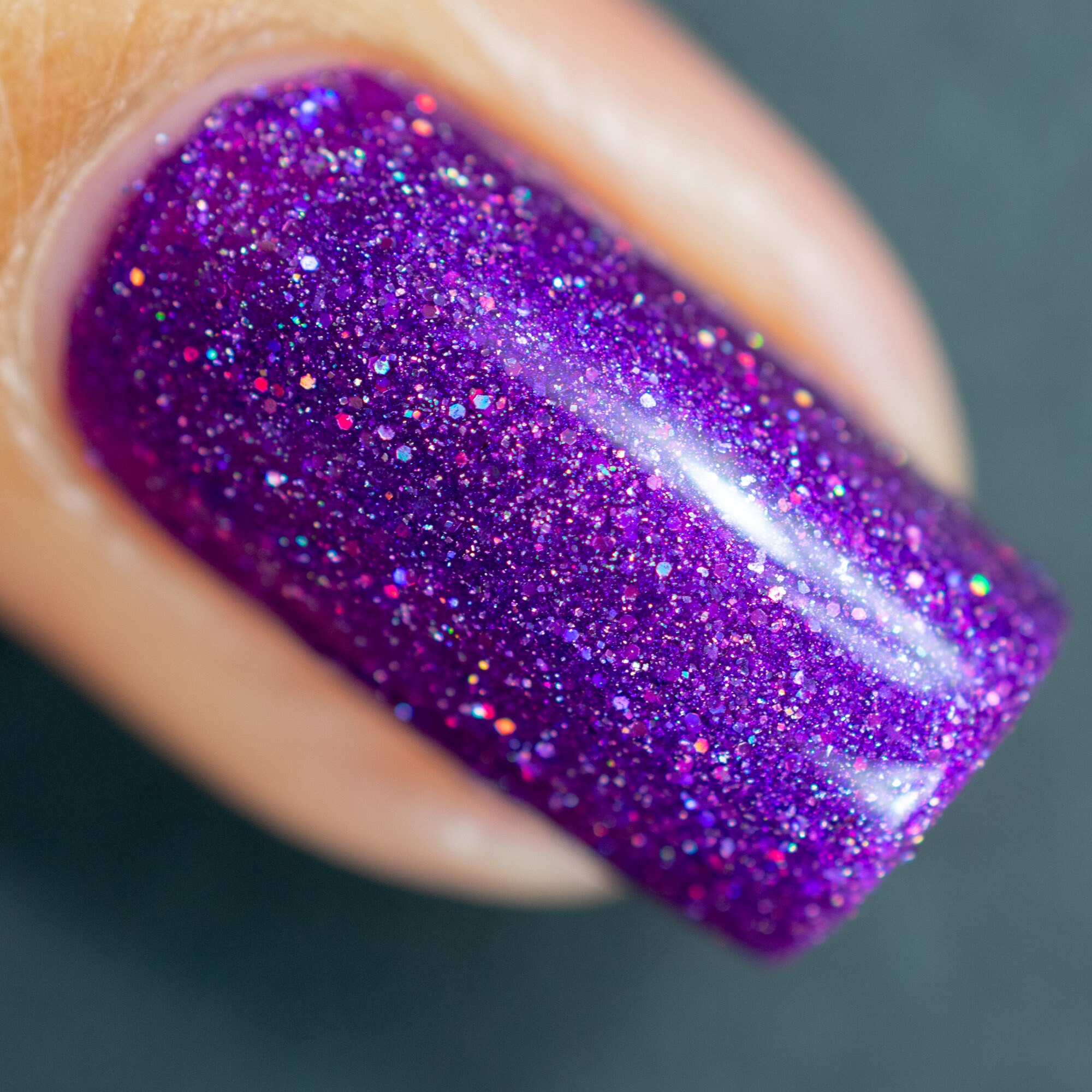 Purple Holographic Nail Polish | Galactica | Indie Polish | Vegan ...