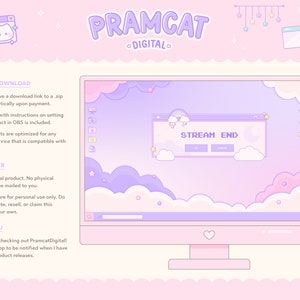 Animated Stream Screens X5, Twitch Overlay, Retro Lofi Kawaii Windows ...