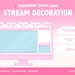 Strawberry Overlay Animated Stream Decoration Twitch Youtube String ...
