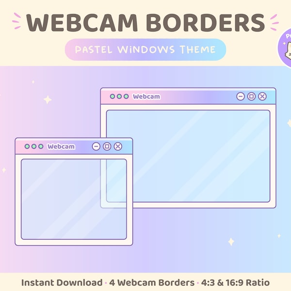 Twitch Overlay Webcam Retro - Etsy