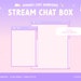 Twitch Overlay Stream Chat Box Vaporwave Retro Lofi Kawaii Windows Just ...
