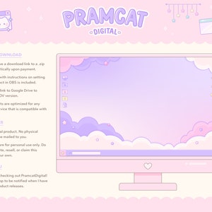 Animated Vtuber Backgrounds Twitch Overlay Stream Decoration Youtube ...