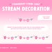 Strawberry Overlay Animated Stream Decoration Twitch Youtube String ...