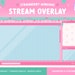 Strawberry Twitch Overlay, Animated Customizable Layout, Windows ...