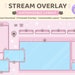 Lofi Kawaii Windows Stream Package Animated Twitch Overlay Customizable ...